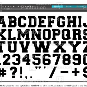 Two Sports College Fonts Svg Bundle, Outline Varsity Font, Png, Svg ...