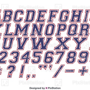 Varsity Cursive Alphabet SVG: Layered Italic Font (digital Download) - Etsy