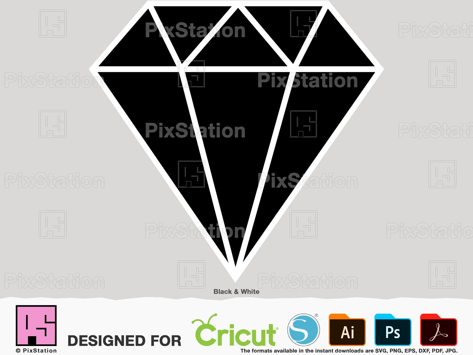 Diamond Svg Wedding Svg Diamond Clipart Diamond Topper - Etsy