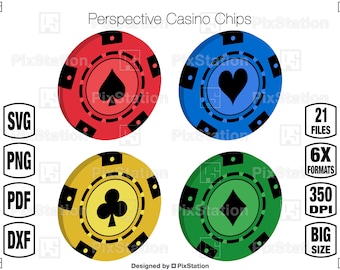 37 3D Poker Clipart Bundle SVG PNG JPG Pdf Icons (Instant Download) - Etsy