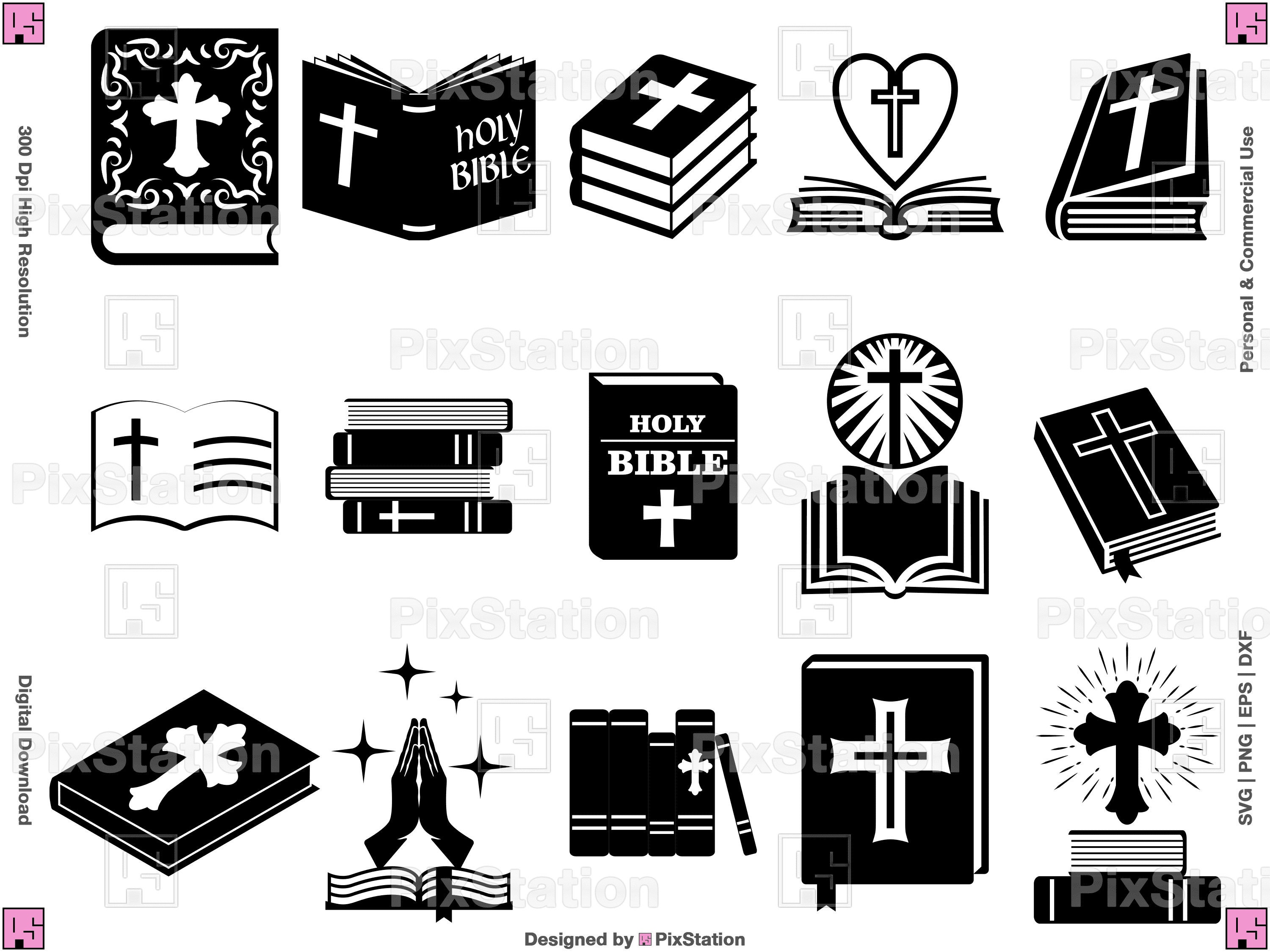Bible SVG Bundle: Christian Faith Graphics (digital Download) - Etsy
