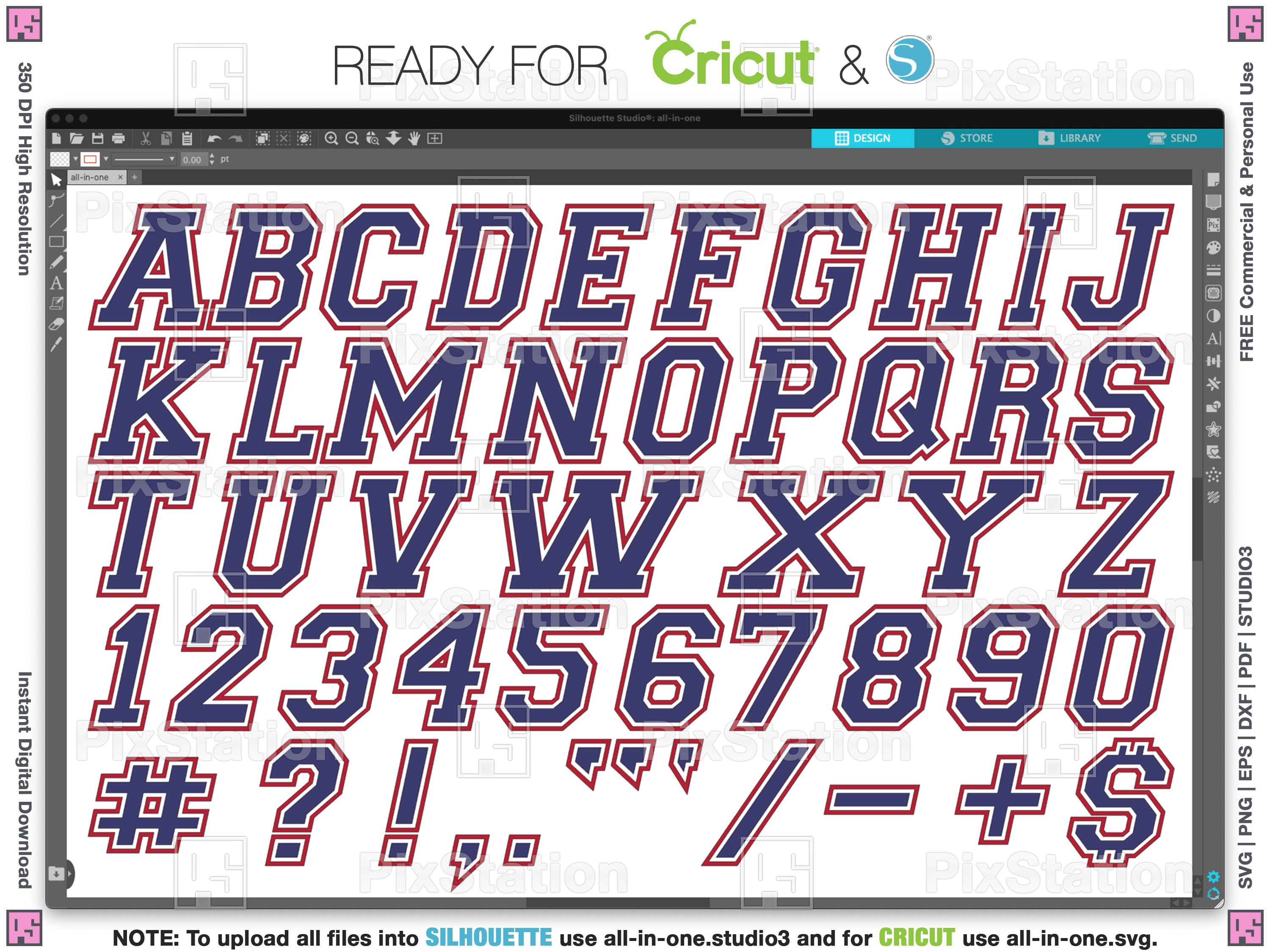 Three Layers Varsity Cursive Alphabet Svg Varsity Layered - Etsy Canada