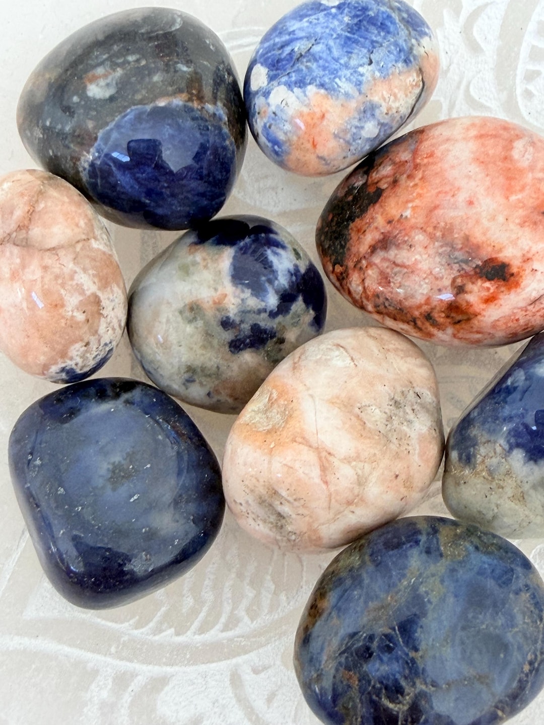 Sunset Sodalite Crystal Tumble Stone Small to Medium - Etsy Australia