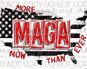 Digital Download for Sublimation Design-you Print & Press More MAGA ...