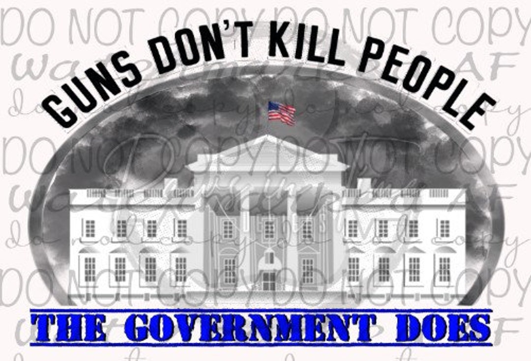 Guns Don't Kill People Digital Png - Etsy