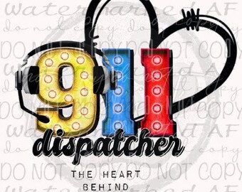 Dispatcher Heart Png - Etsy