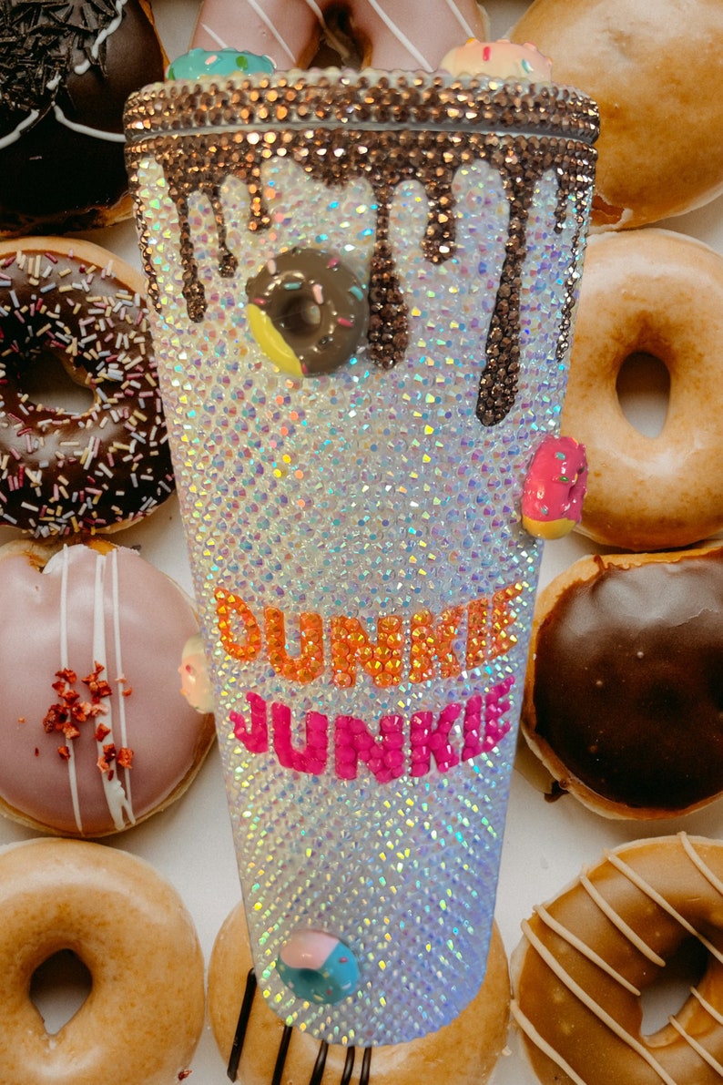 Dunkie Junkie Blinged Tumbler - Etsy
