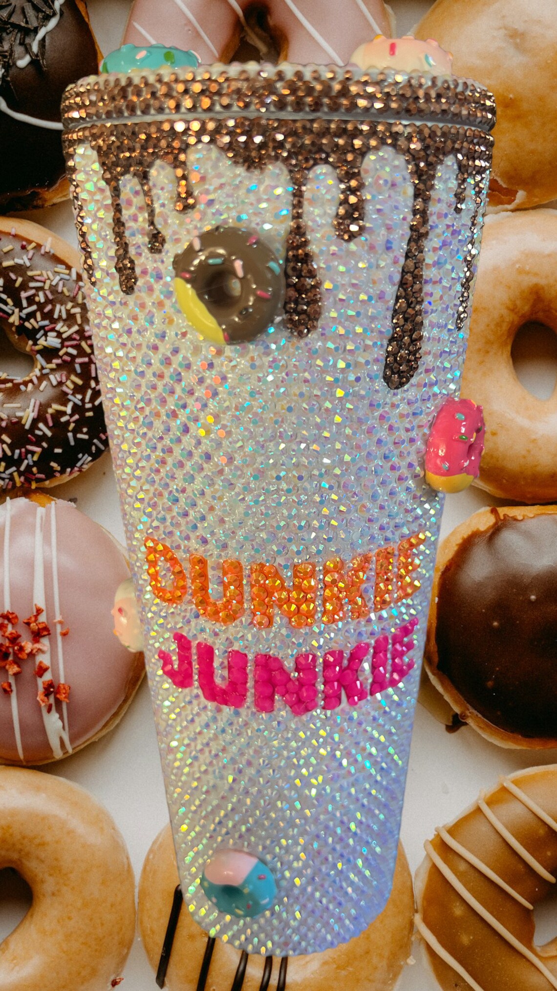 Dunkie Junkie Blinged Tumbler - Etsy