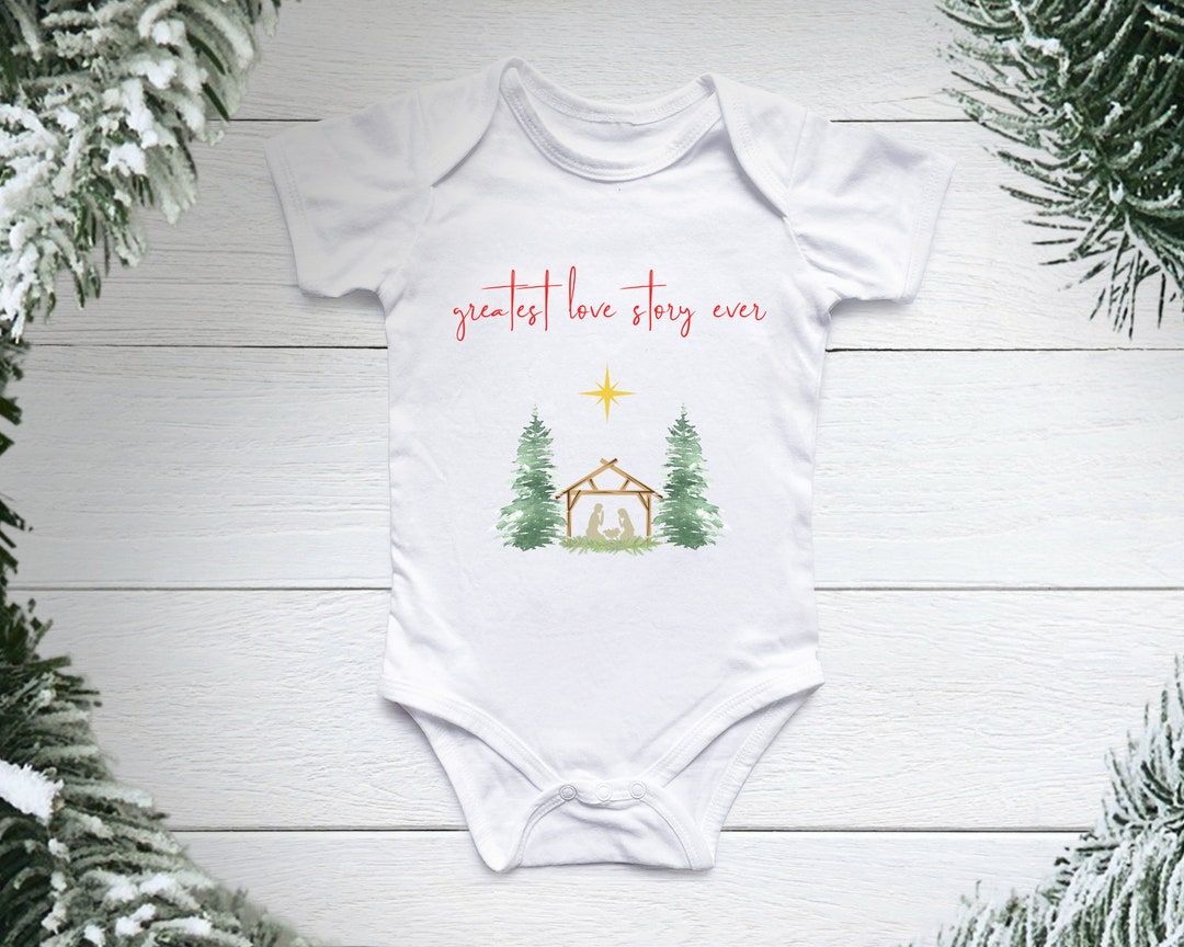 Nativity Baby Onesie®, Nativity Baby Outfit, Nativity Scene for Baby ...