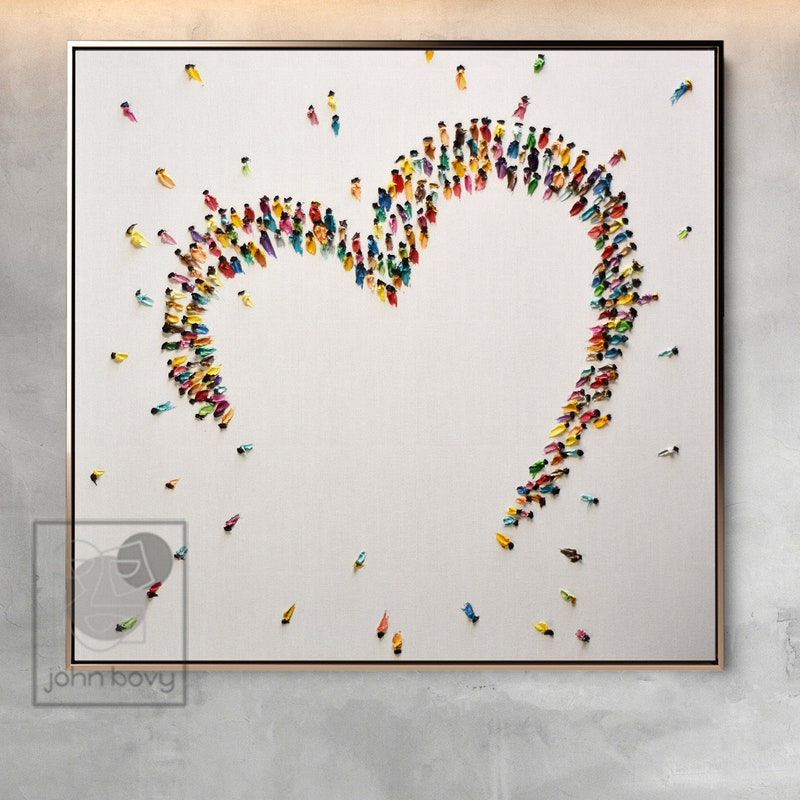 Heart Painting - Etsy