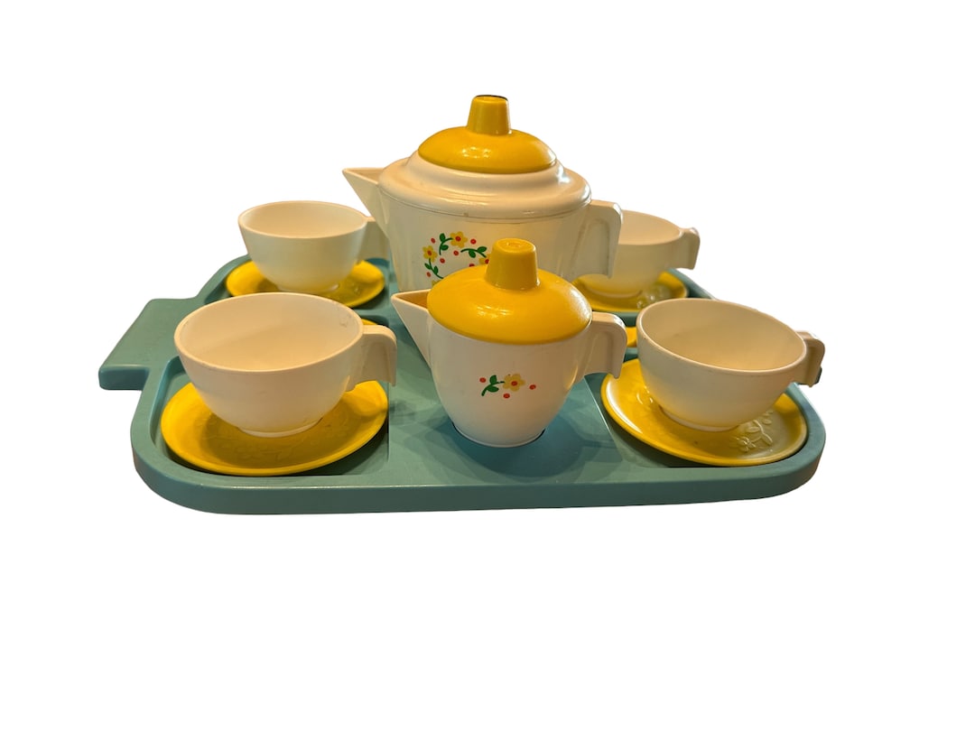 Vintage Fisher Price Tea Set - Etsy