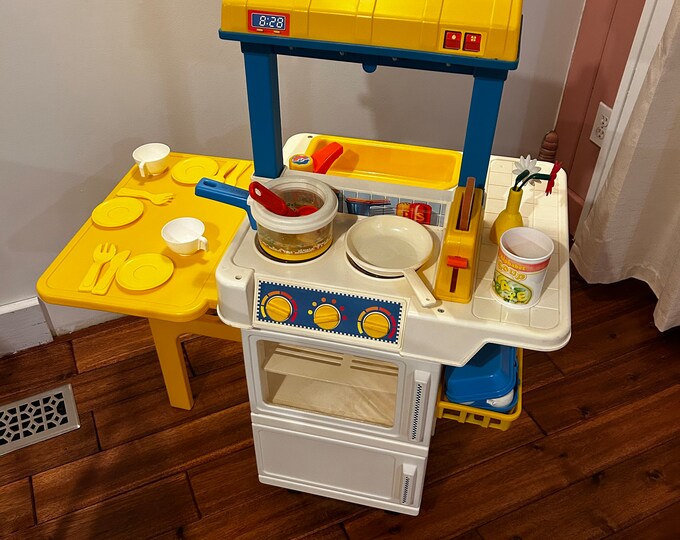 Vintage Fisher Price Kitchen Set - Etsy