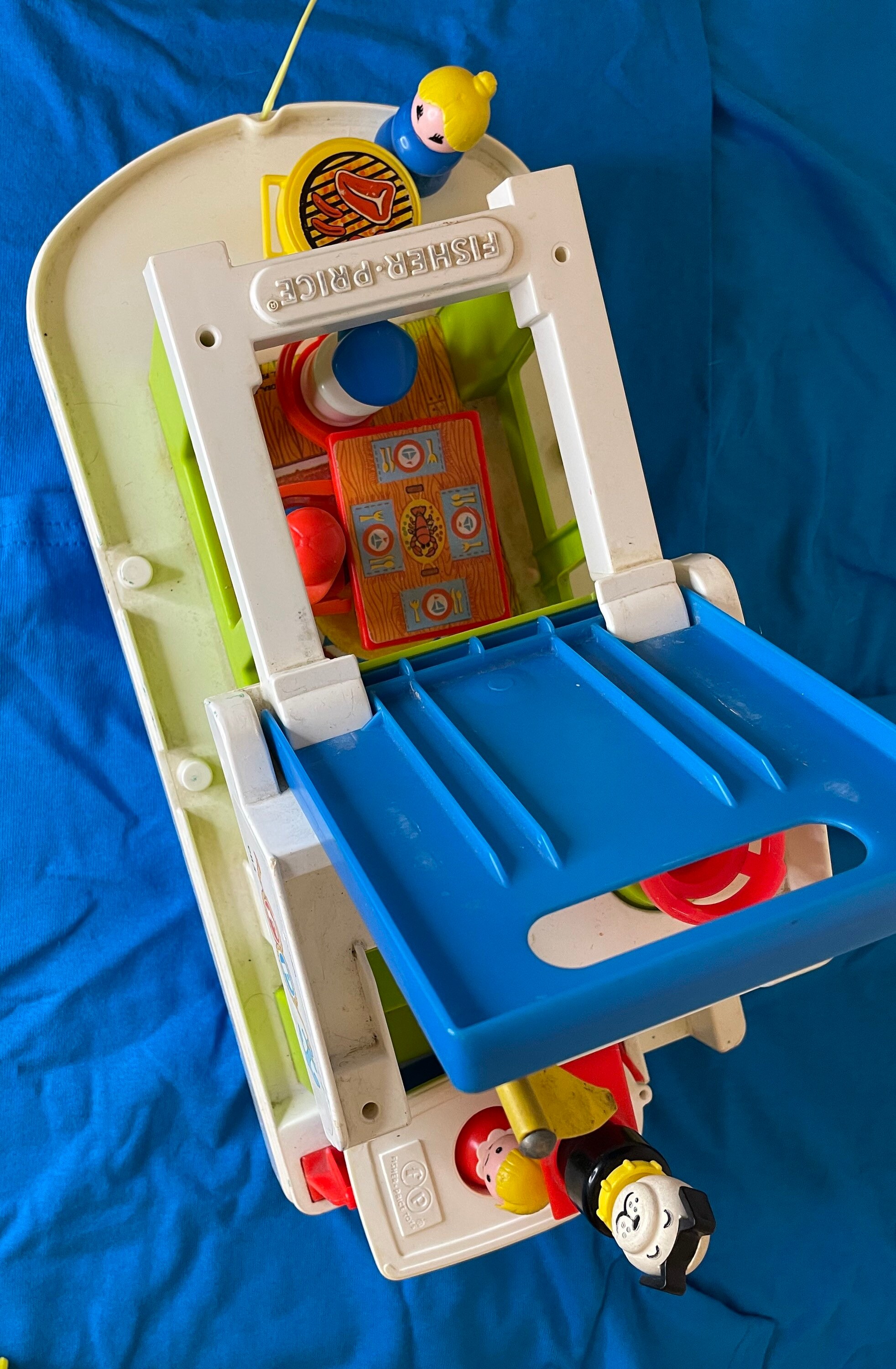 COMPLETE SET 1972 Fisher Price Little People Family Boathouse - Etsy