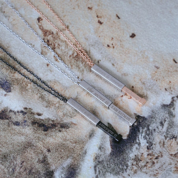 Secret Message Necklace - Etsy