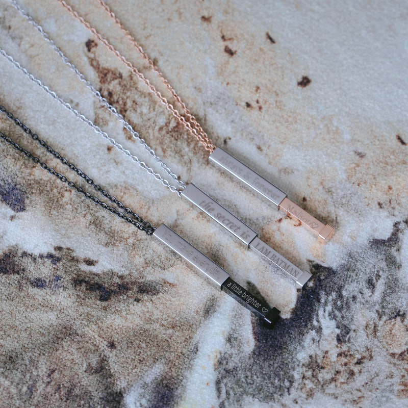 Secret Message Necklace - Etsy