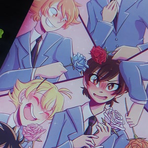 The Host Club Fan Art Print - Etsy