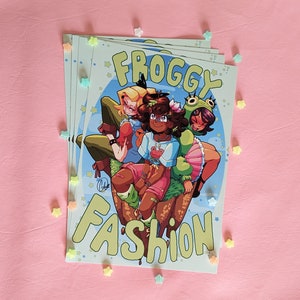 Froggy Girls!! | Fan Art Print - Etsy