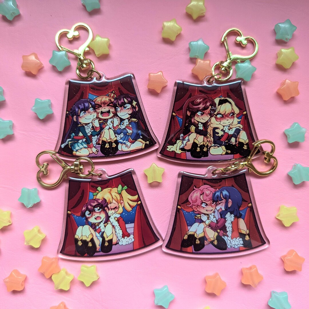 Acrylic Keychains | Stage Girls - Etsy