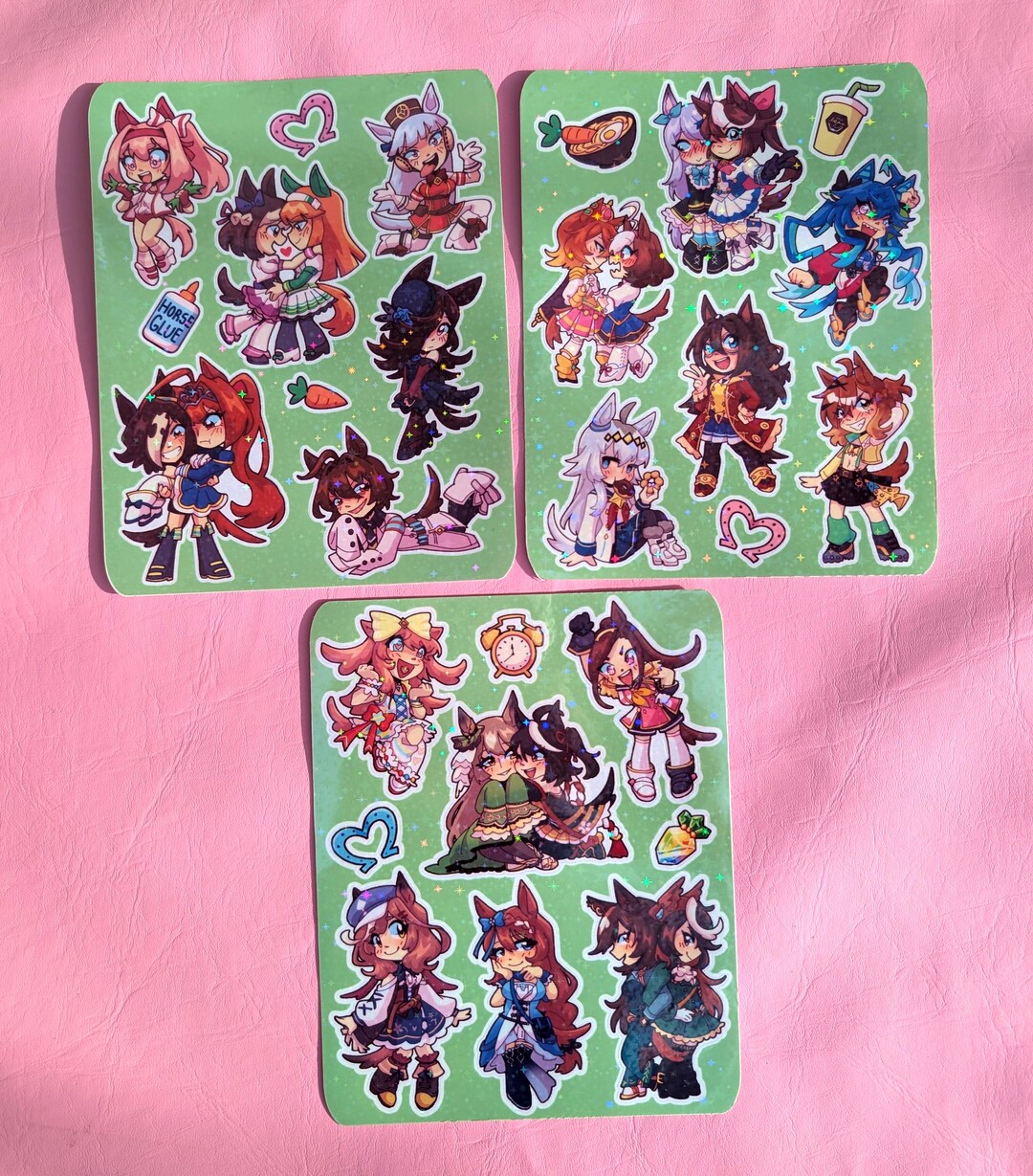 Uma Girlies | Holo Sticker Sheets - Etsy