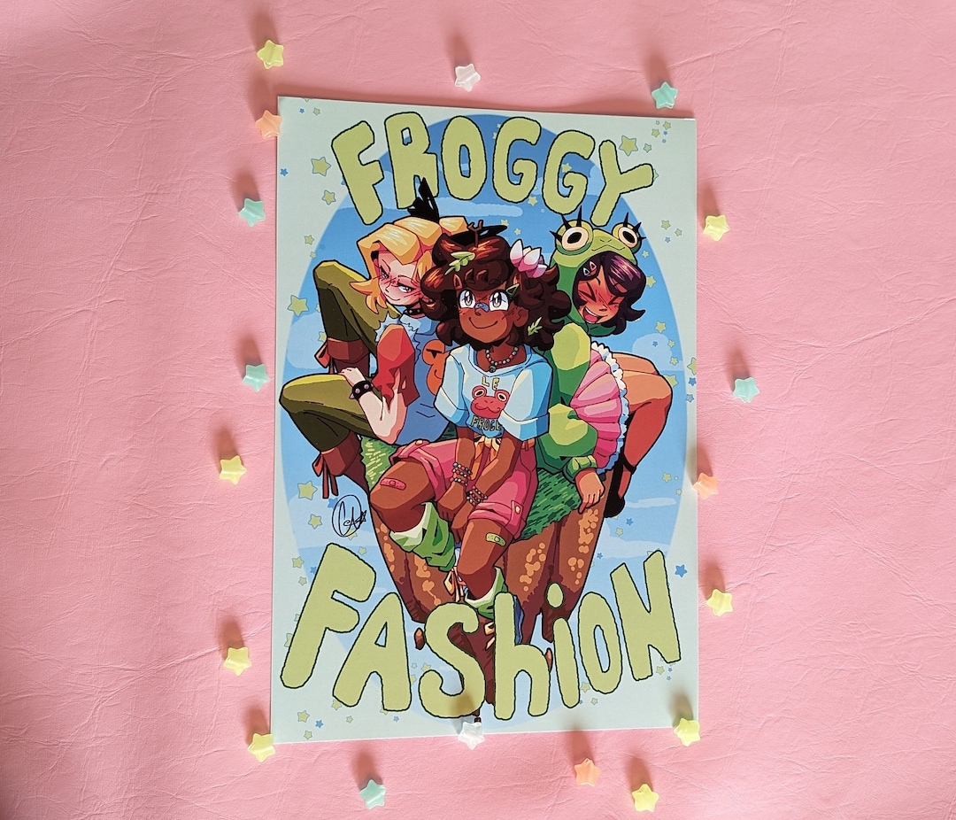Froggy Girls!! | Fan Art Print - Etsy