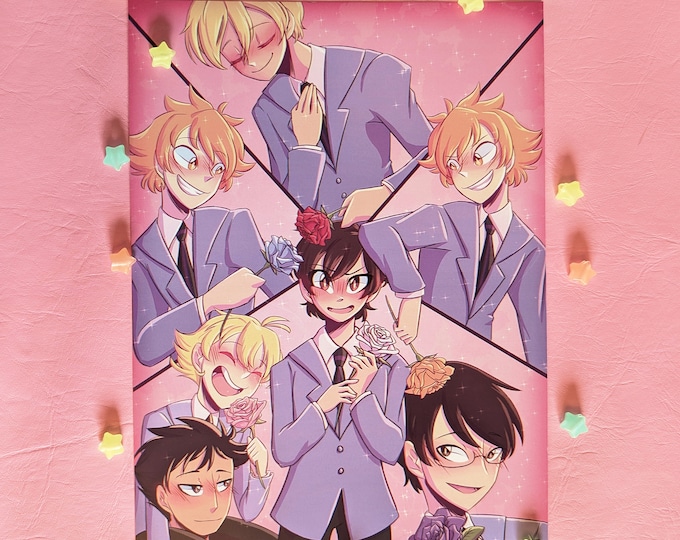 Host Club Poster - Etsy