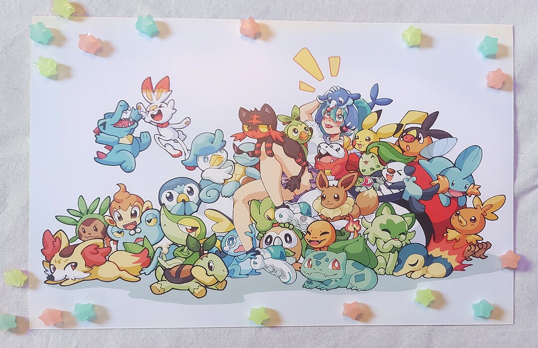 Miku and Friends Fan Art Print - Etsy