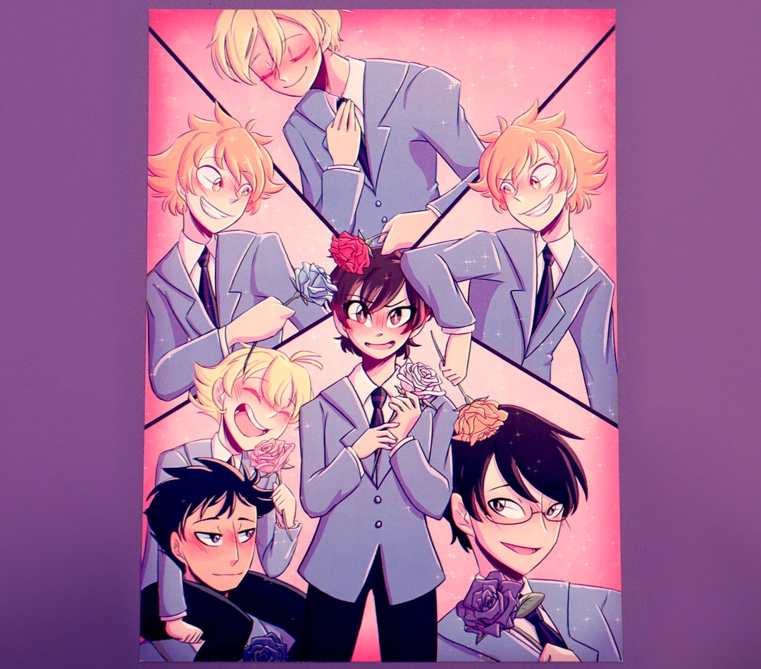 The Host Club Fan Art Print - Etsy