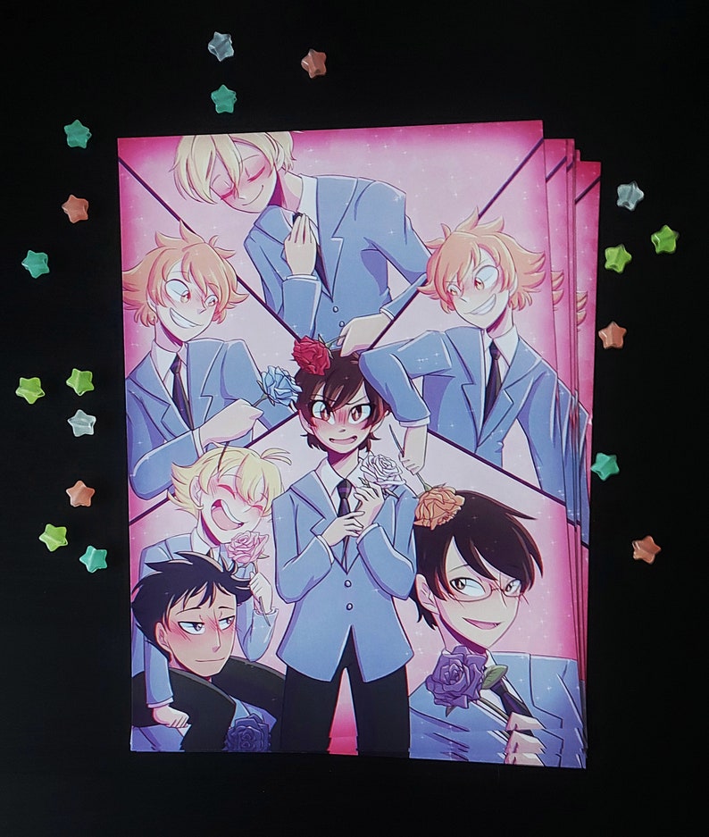The Host Club Fan Art Print - Etsy