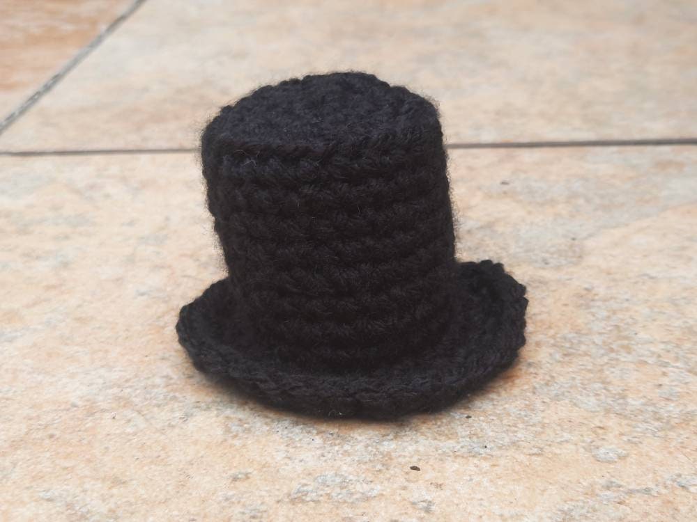Crochet Tiny Top Hat - Etsy