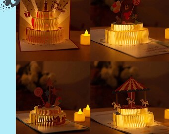 Musical Pop up Card - Etsy