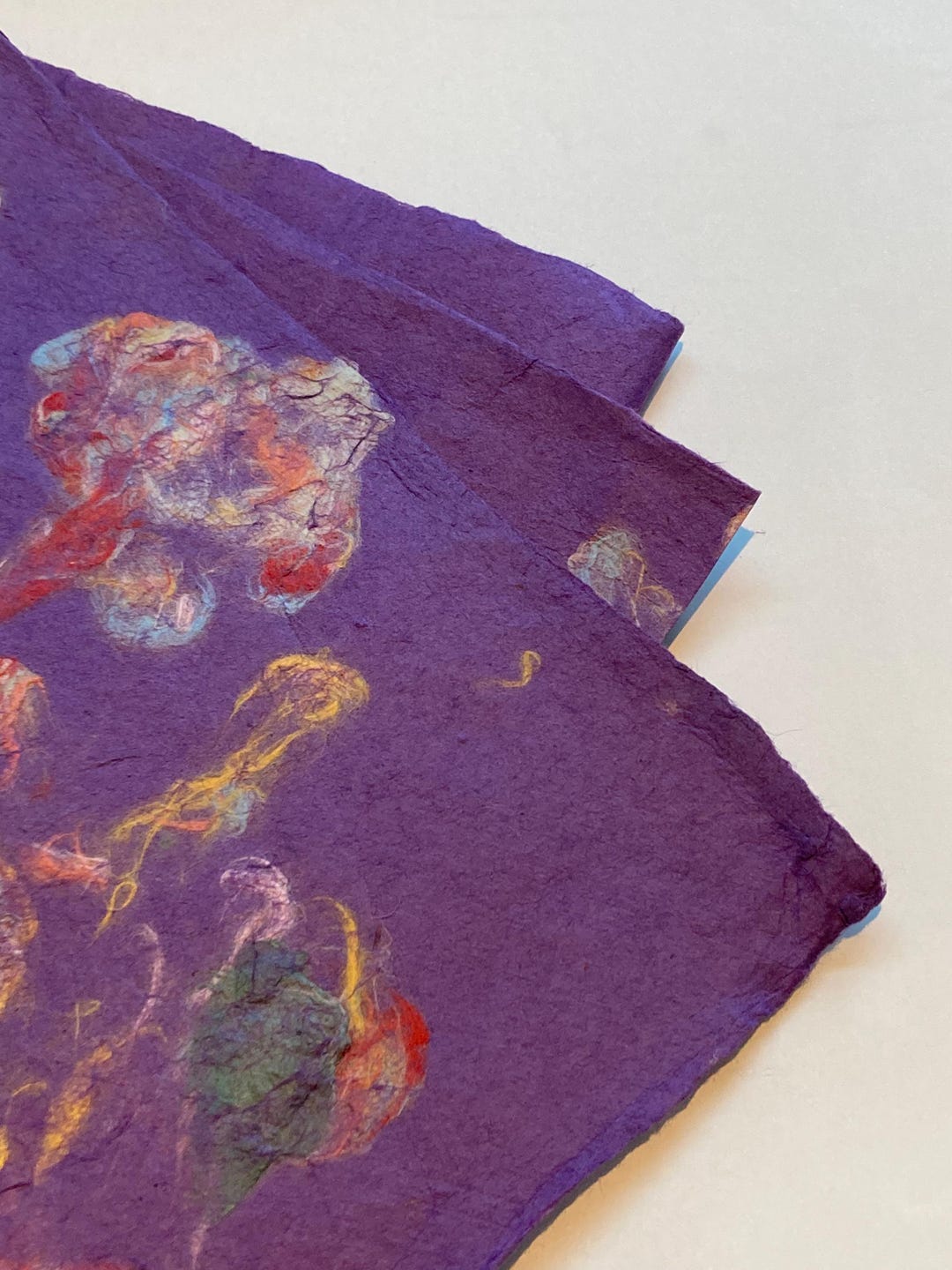 Handmade Mulberry Paper, Handmade Paper, Mulberry Paper, Blue Handmade ...