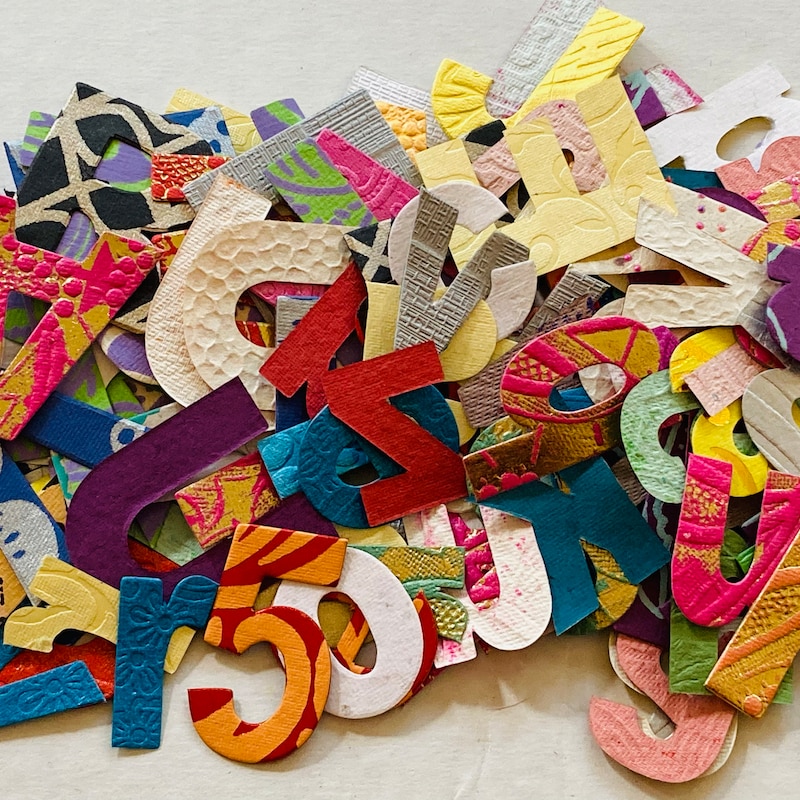 Scrapbook Letters - Etsy