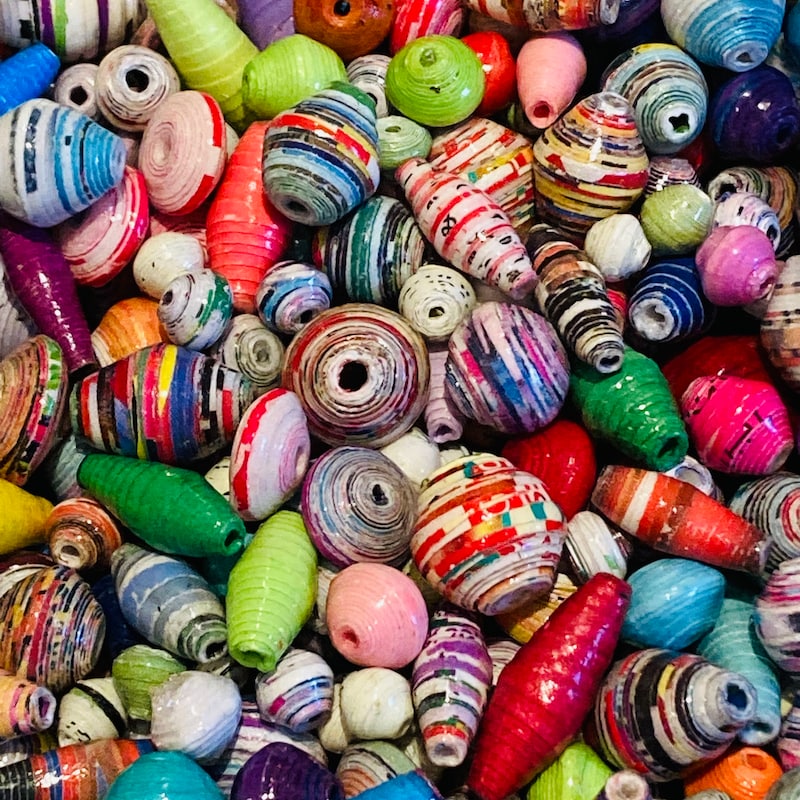 Paper Beads Handmade - Etsy
