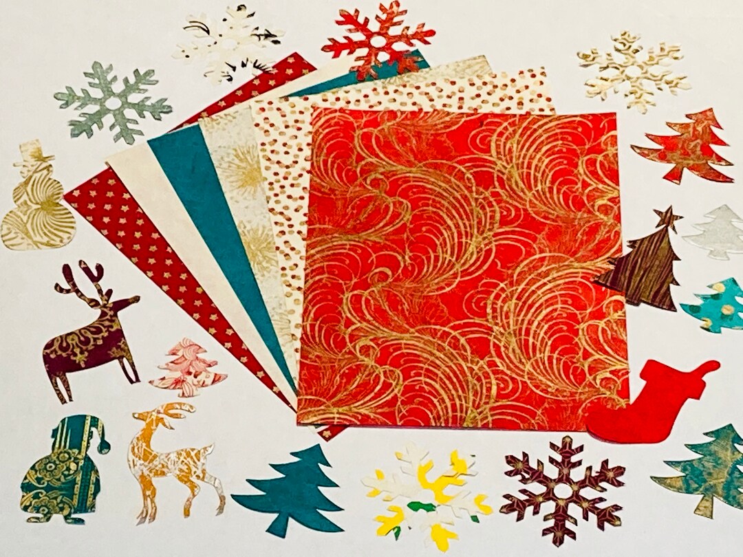 Christmas Lotka Paper Craft Set: Handmade Holiday Art Supplies - Etsy