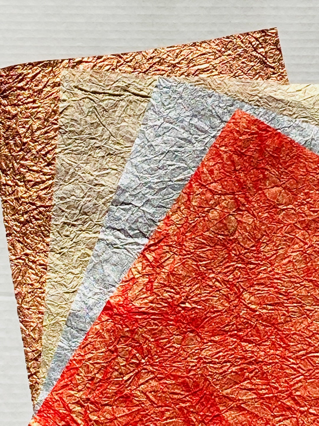 Decorative Metallic Lokta Paper, Crafting Paper Sheets, Handmade Paper ...