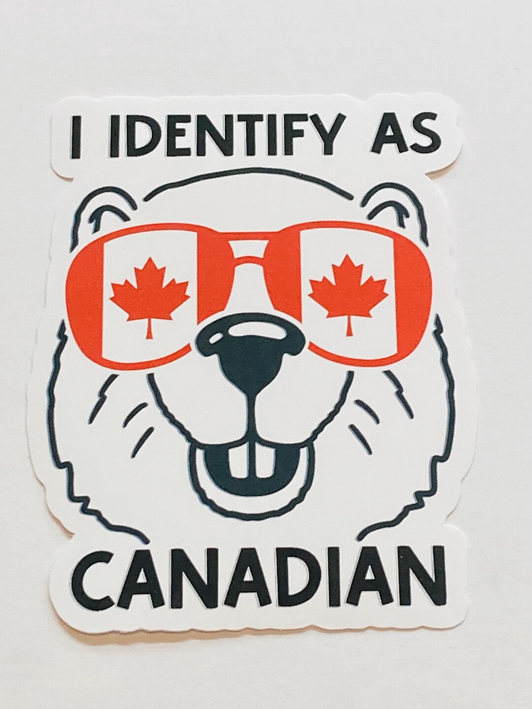I Identify as Canadian Sticker, I’m Canadian Stickers, Canada Sticker ...