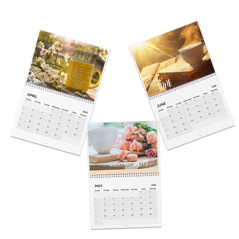 Coffee Time 2026 Wall Calendar: Cozy Seasonal Coffee Decor - Etsy