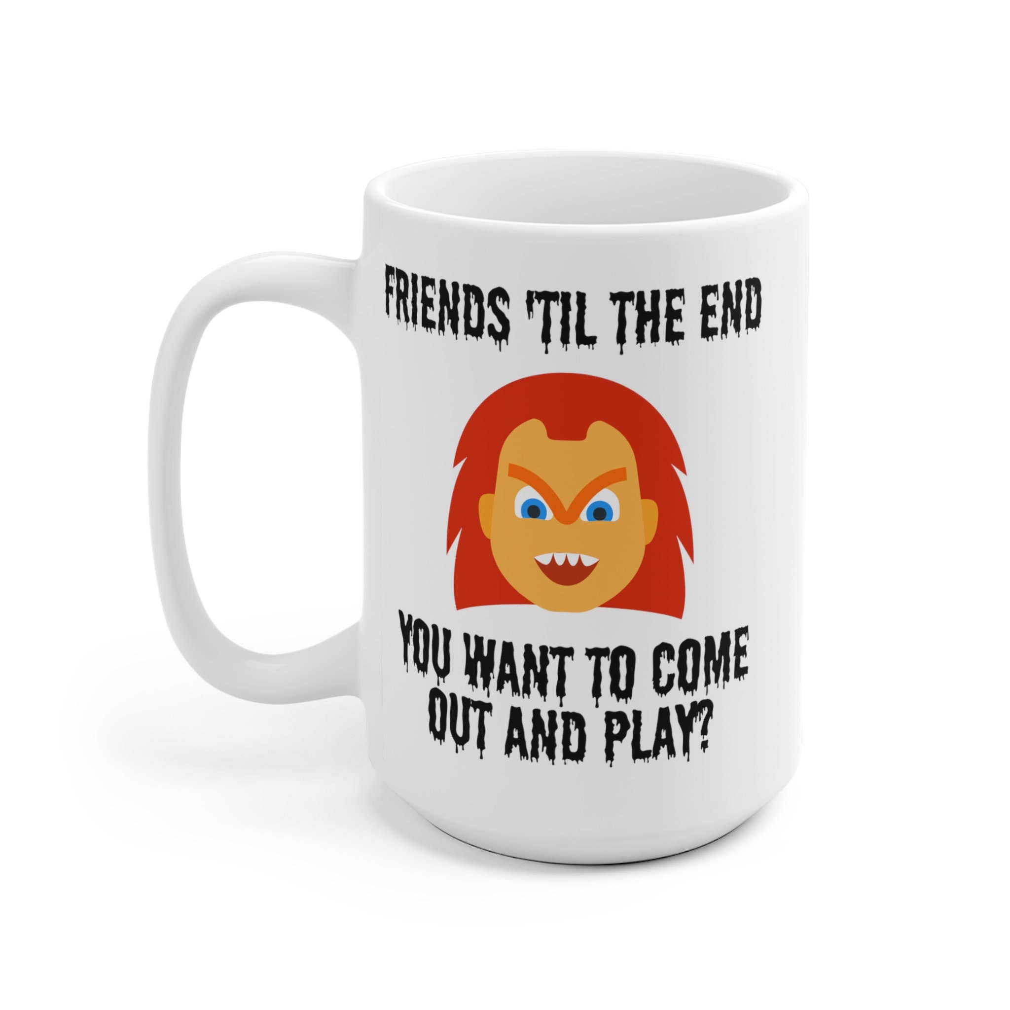 Chucky Horror Movie Mug: Funny Halloween Coffee Cup Gift - Etsy