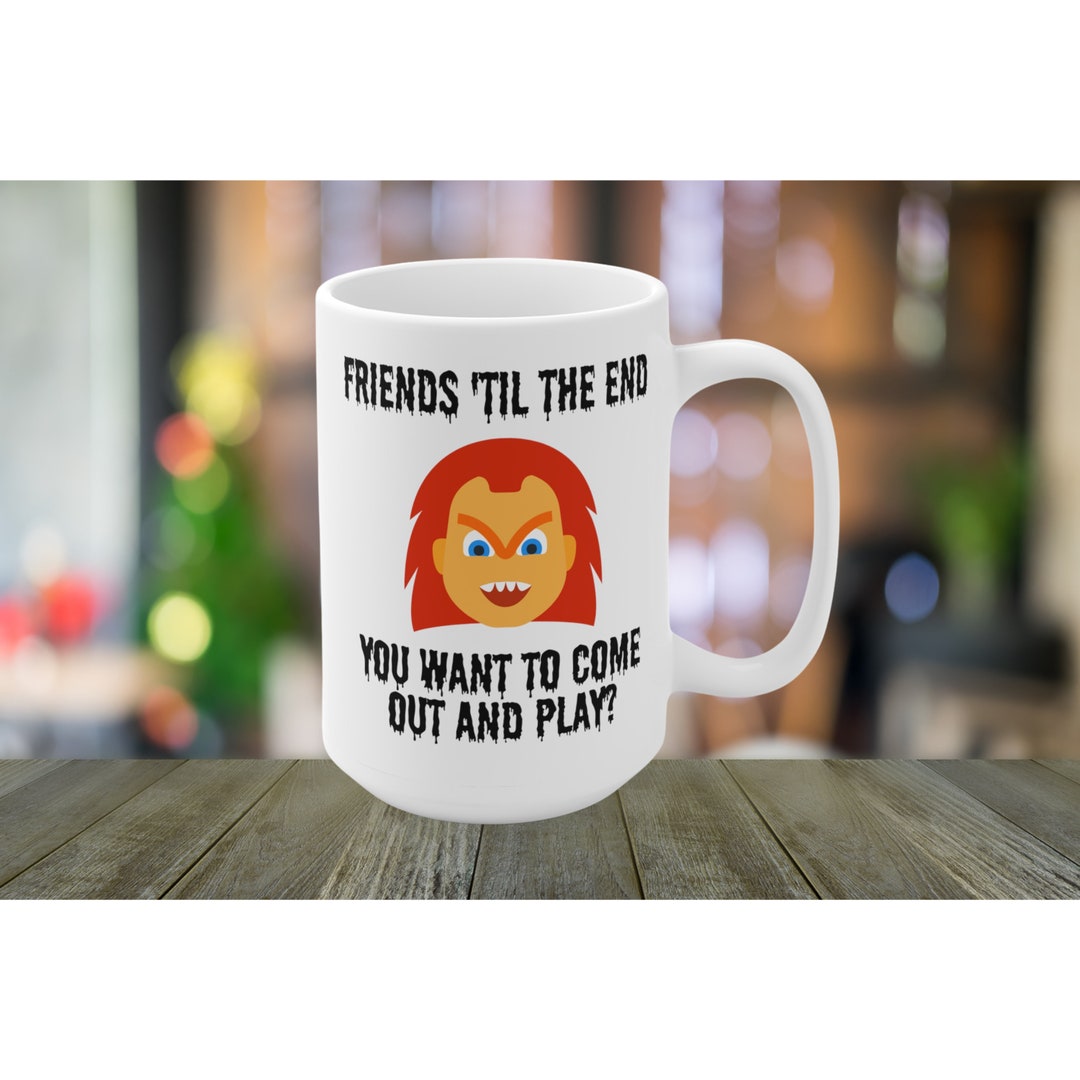 Chucky Horror Movie Mug: Funny Halloween Coffee Cup Gift - Etsy