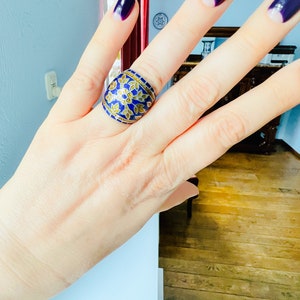 Sterling Silver925 Bombay Ring. A Large, Massive, Spectacular Ring is ...
