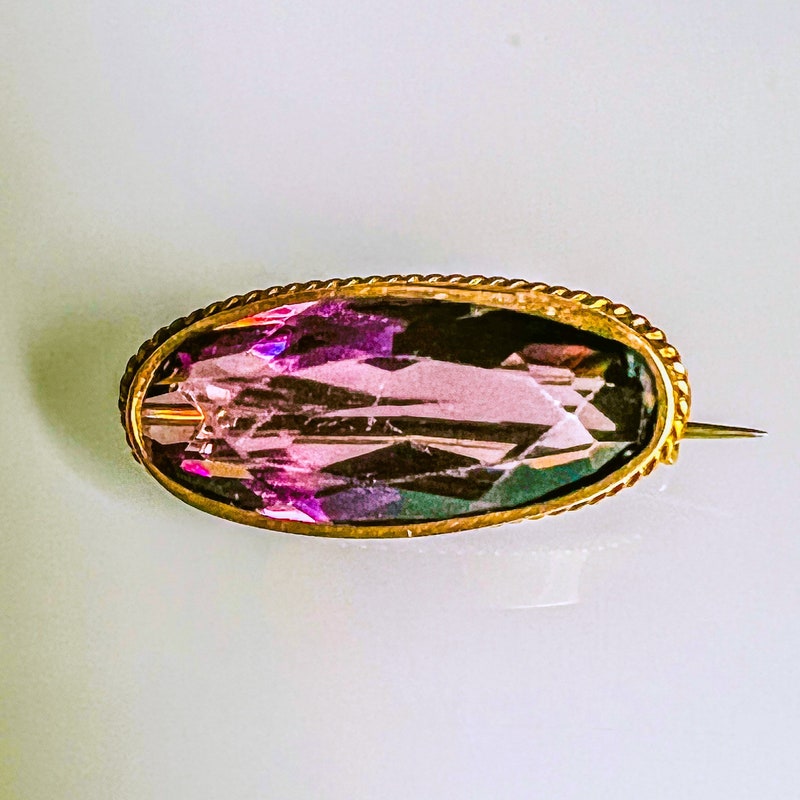 Alexandrite Brooch - Etsy