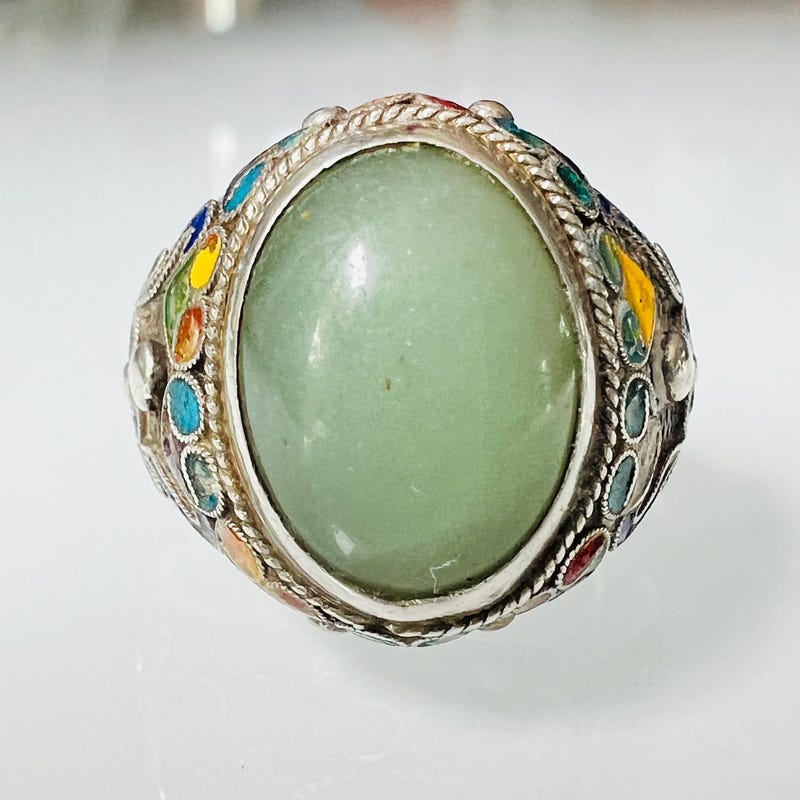 Cloisonne Ring - Etsy