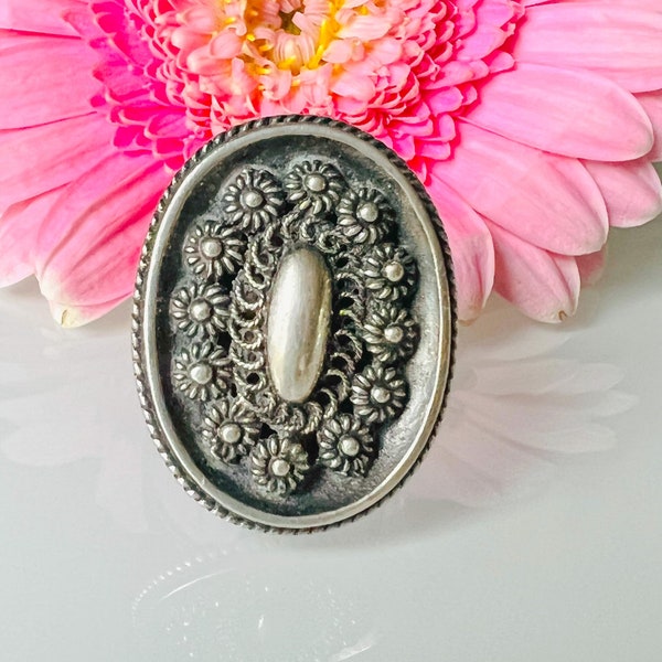 Antique Silver Ring - Etsy