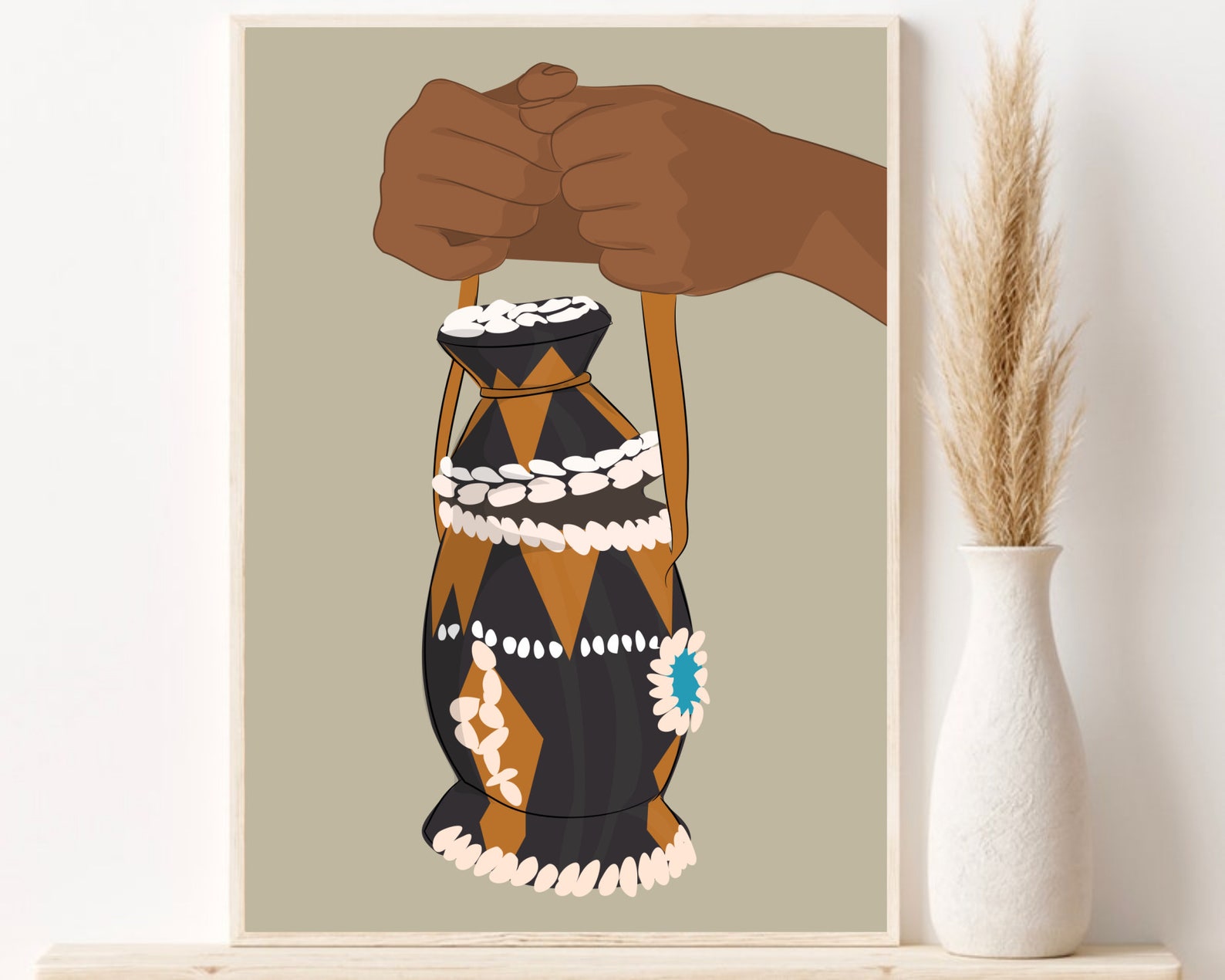 Somali Art Poster African Art Somali Woman Digital Print - Etsy