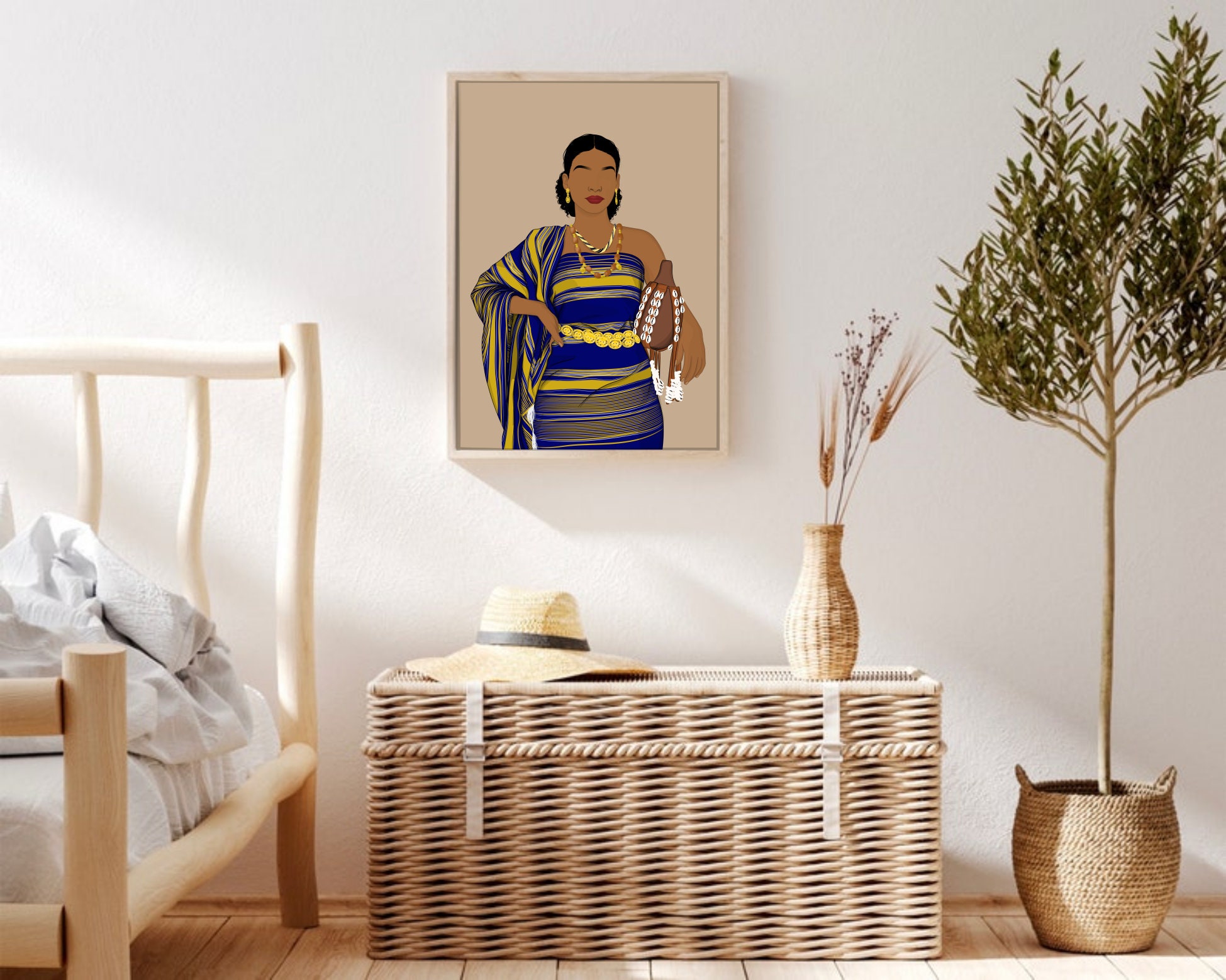 Somali Woman Wall Art | Digital Download | Somali Dirac Print | African ...
