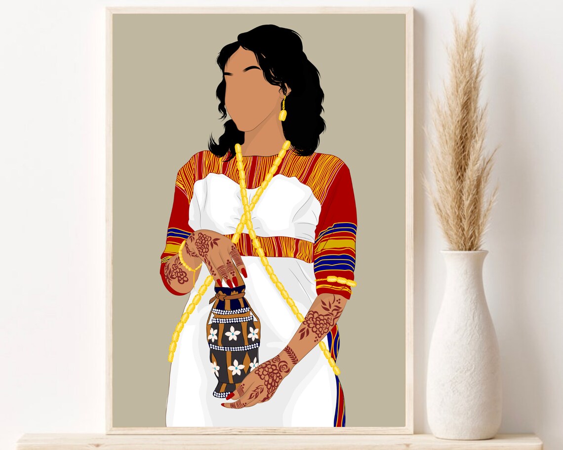 Somali Woman Wall Art Somali Woman Print Somali Poster African Poster ...
