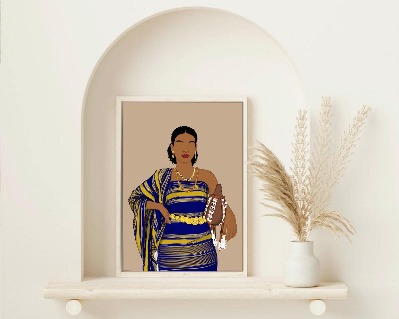 Somali Woman Wall Art | Digital Download | Somali Dirac Print | African ...