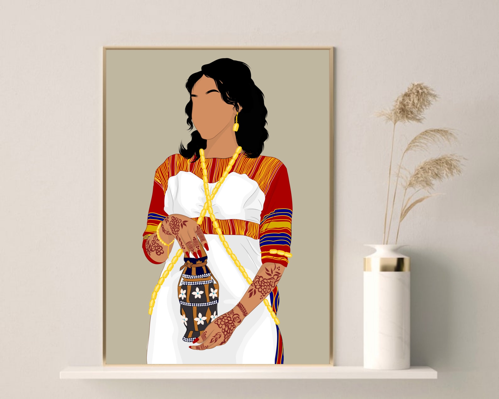 Somali Woman Wall Art Somali Woman Print Somali Poster African Poster ...