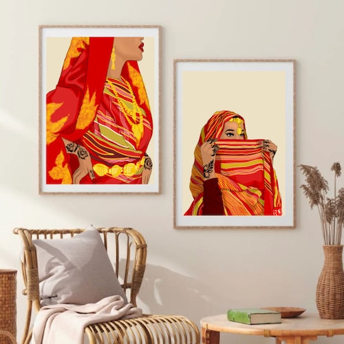 Somali Art Poster African Art Somali Woman Digital Print - Etsy