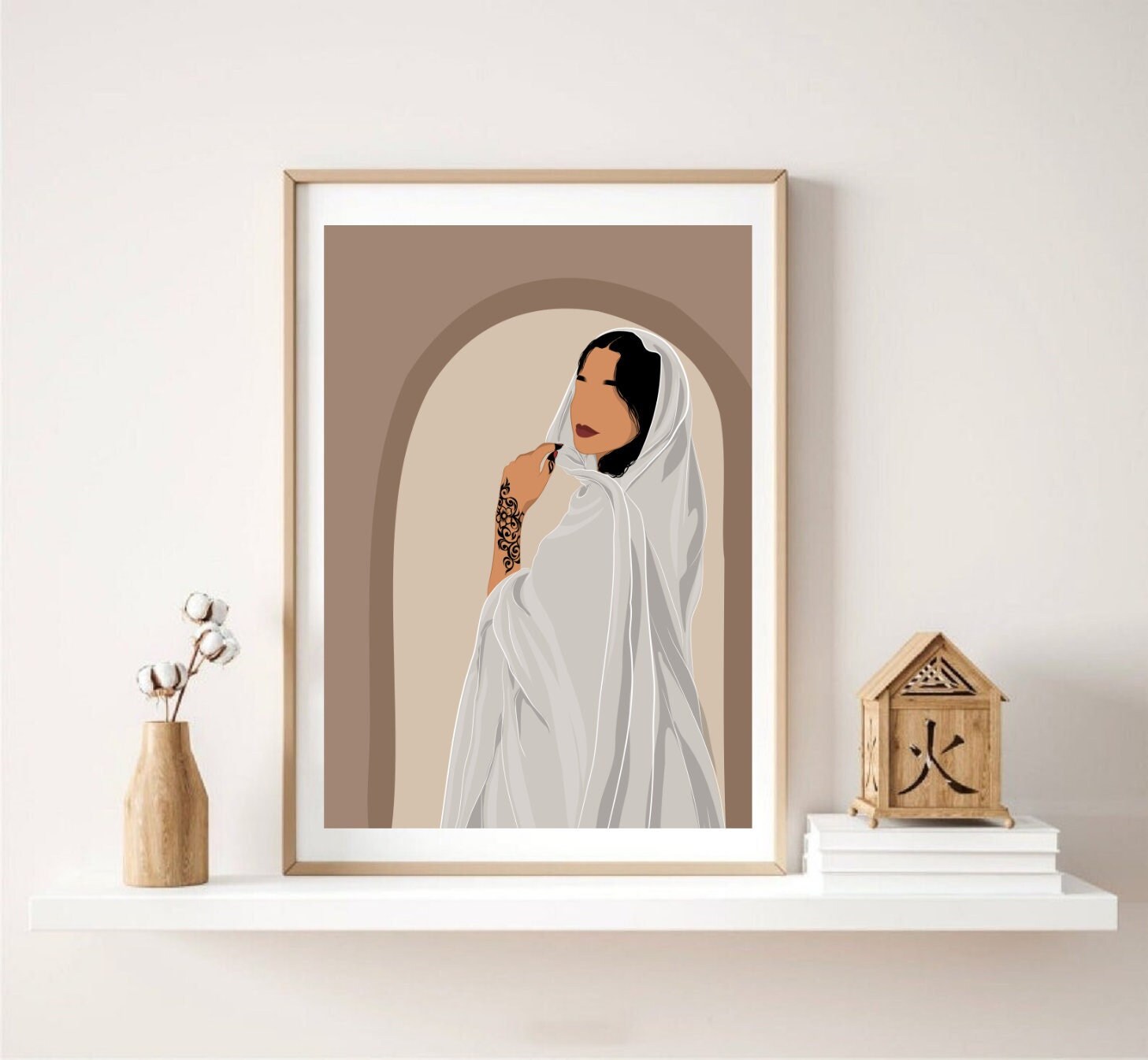Sudanese Minimal Art, Sudan Art Poster, Kandaka, Nubian Queen, Gift for ...